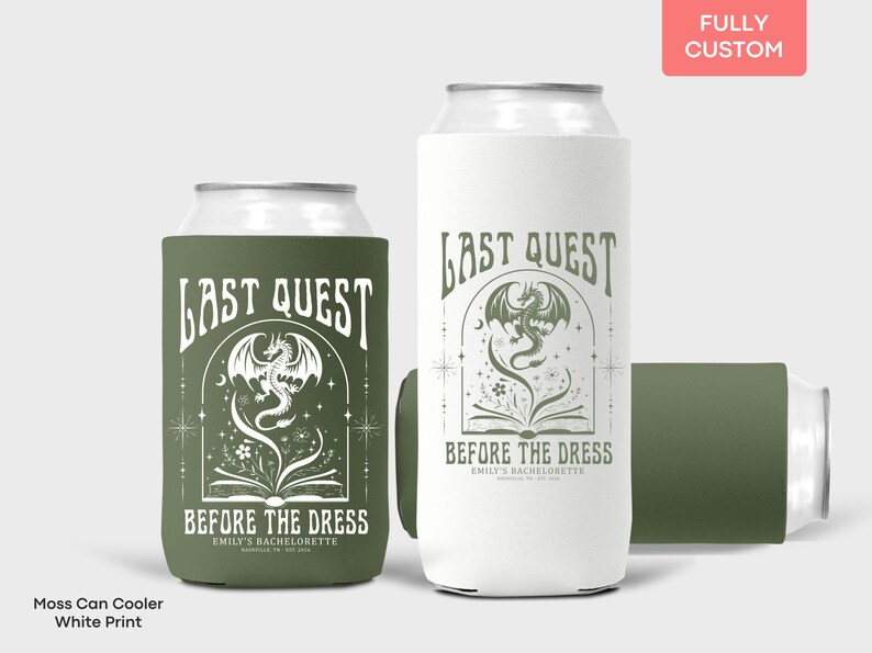 Medieval Bachelorette Can Cooler Decor, Last Quest Before the Dress ...