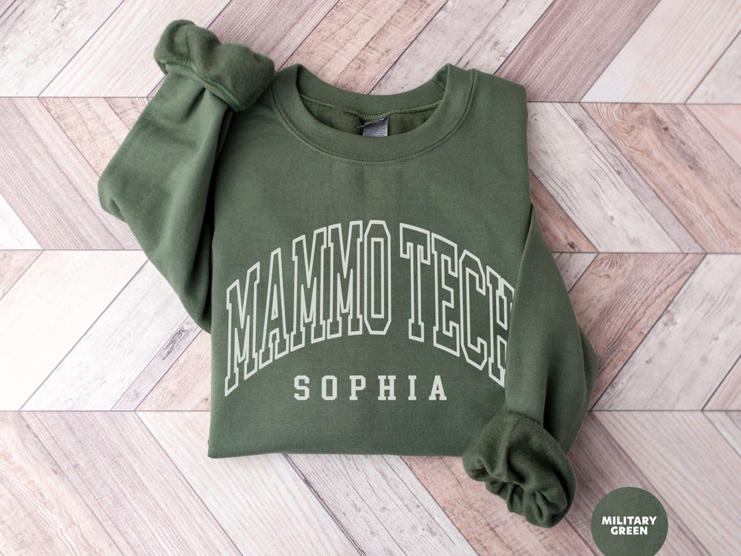 Custom Mammo Tech Sweatshirt, Mammography Technologist Shirt, Mammo ...