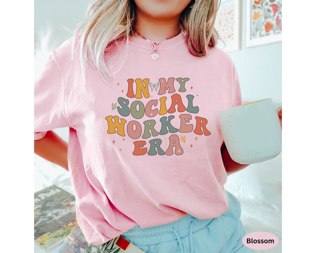 In My Social Worker Era Shirt Comfort Colors® Tees, Gift for School ...