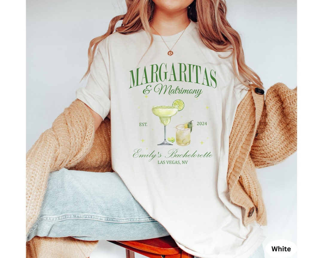 Custom Margs and Matrimony Bachelorette Party Shirt, Final Fiesta ...