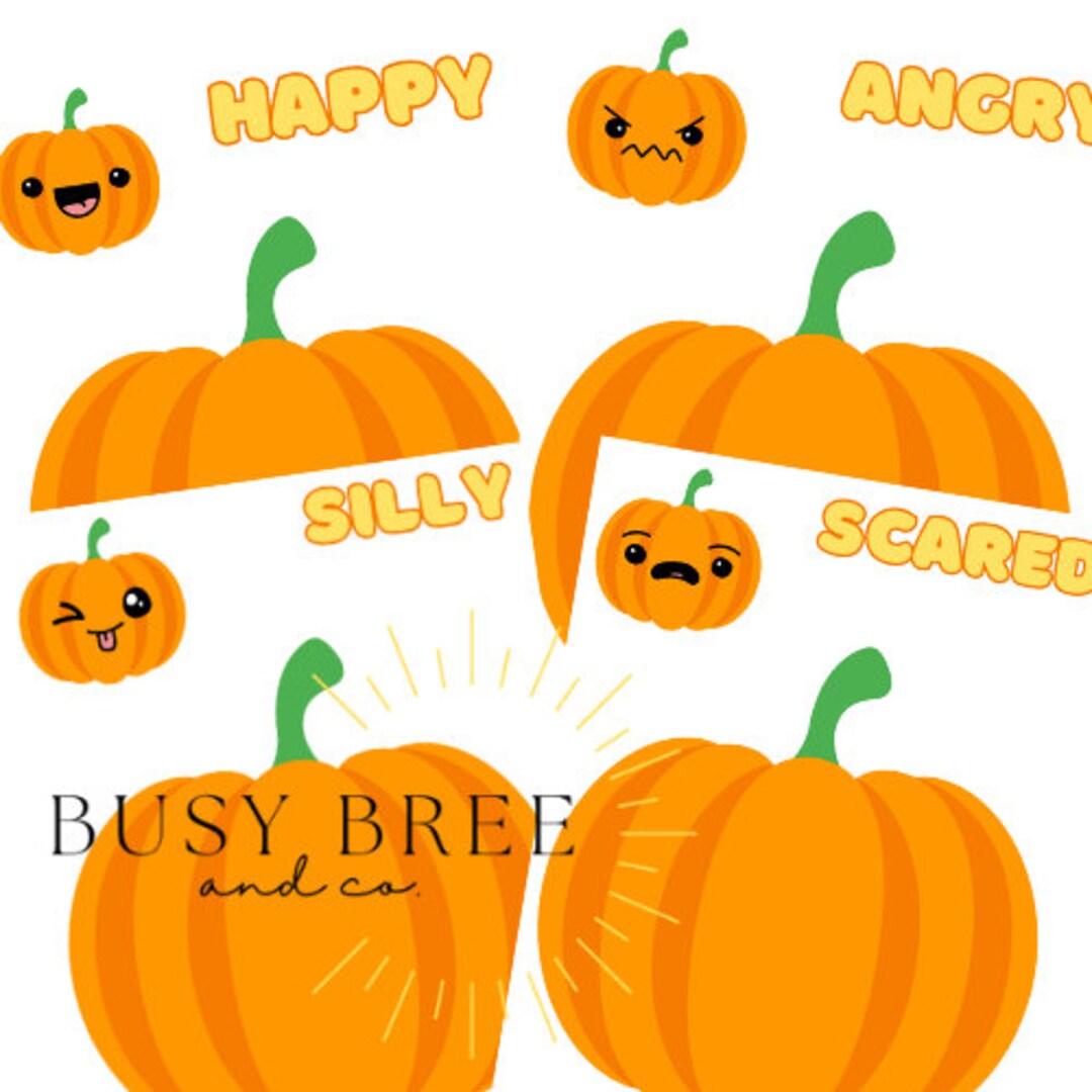 8 Sheet Pumpkin Play Doh Mat 8.5x11 Inches, Emotions Play Doh Mat, Play ...