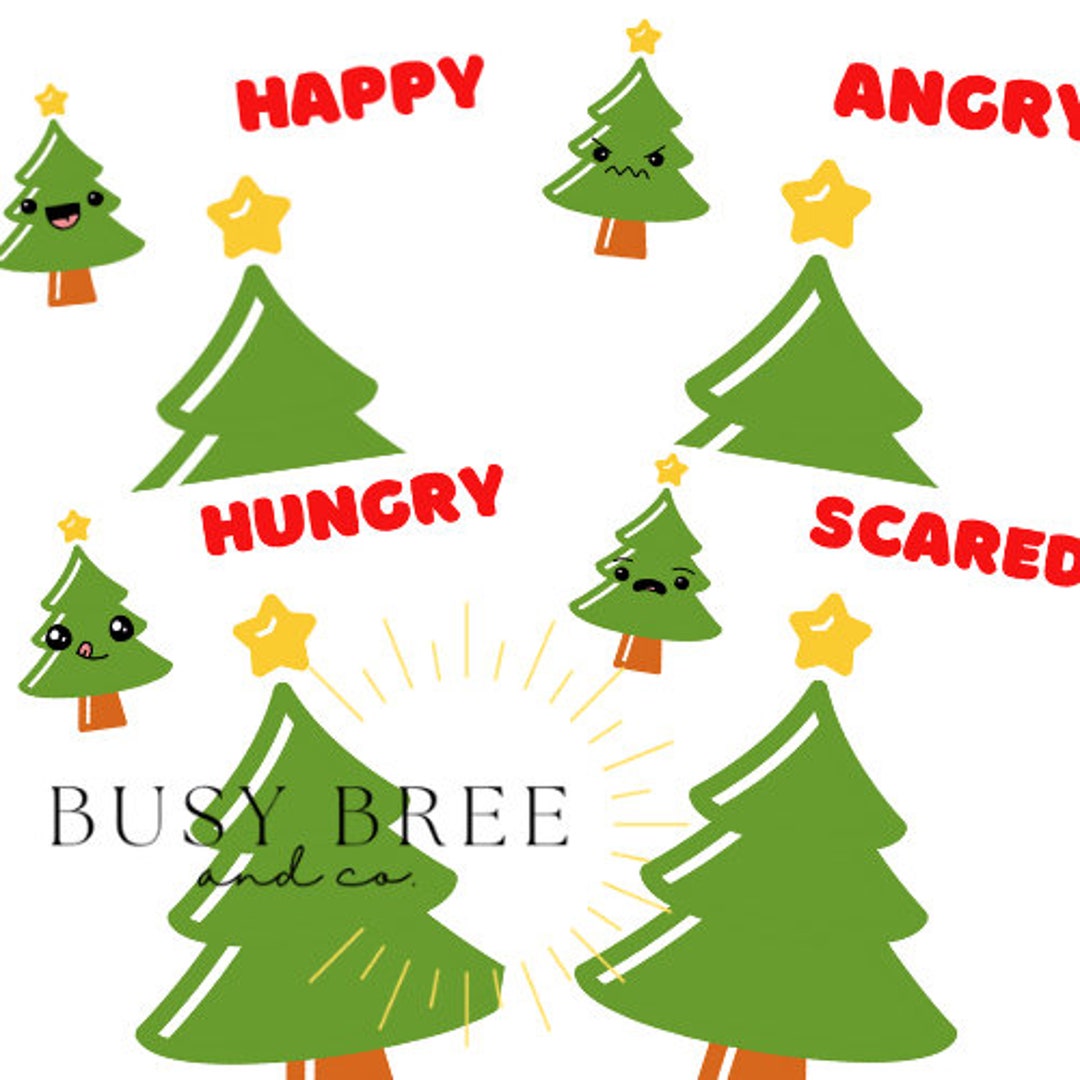 Christmas Tree Play Doh Mat, Emotions Activity, Emotions Play Doh Mat ...