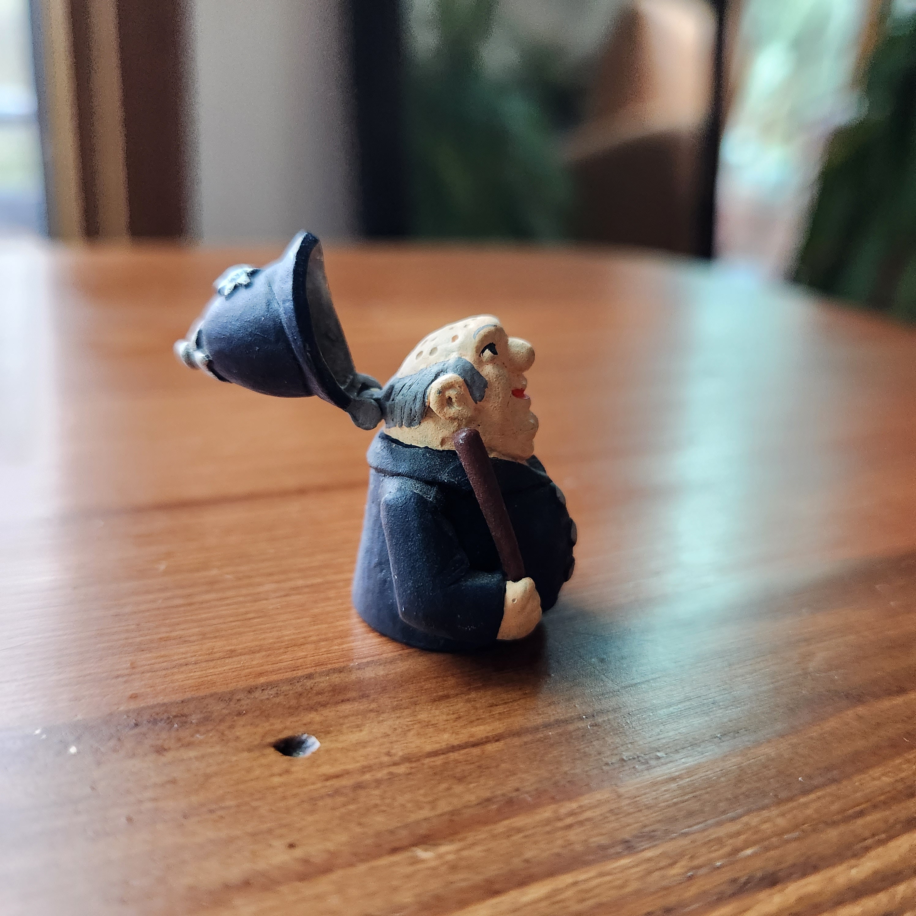 Vintage English Policeman Bobbie Thimble Warwick Models Pewter, Hinged ...