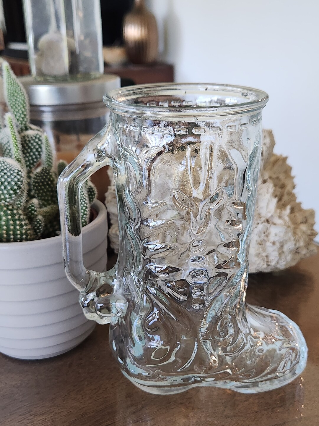 Vintage Cowboy Boot Stein - Etsy