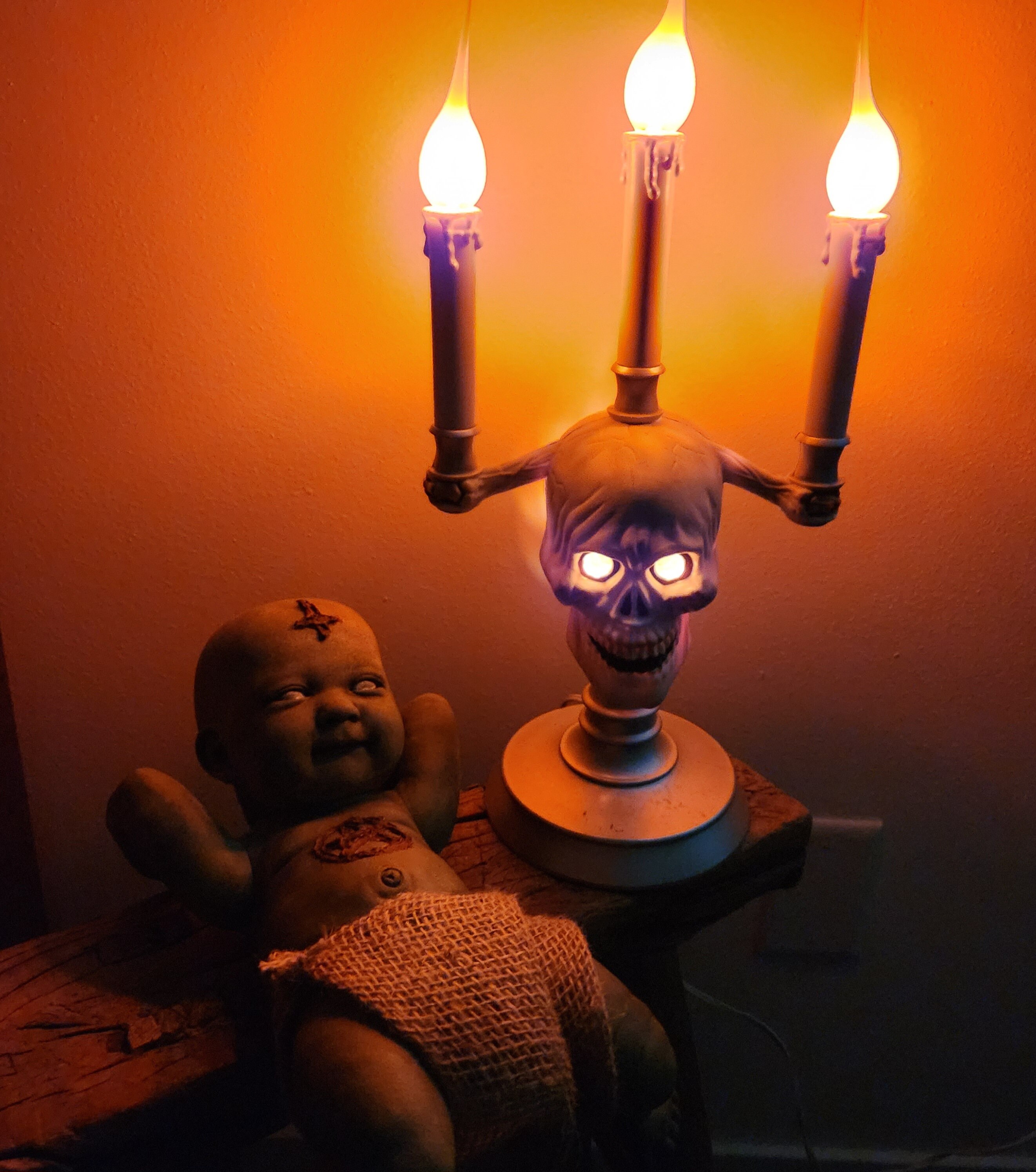 Hand Painted Vintage Cursed Doll - Etsy