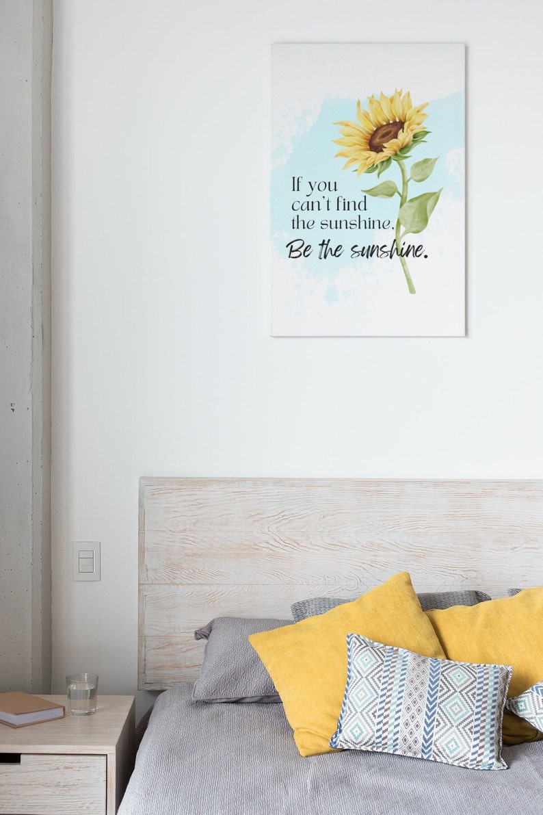 Digital Sunflower Art, Sunflower Inspirational Quotes, Motivational ...