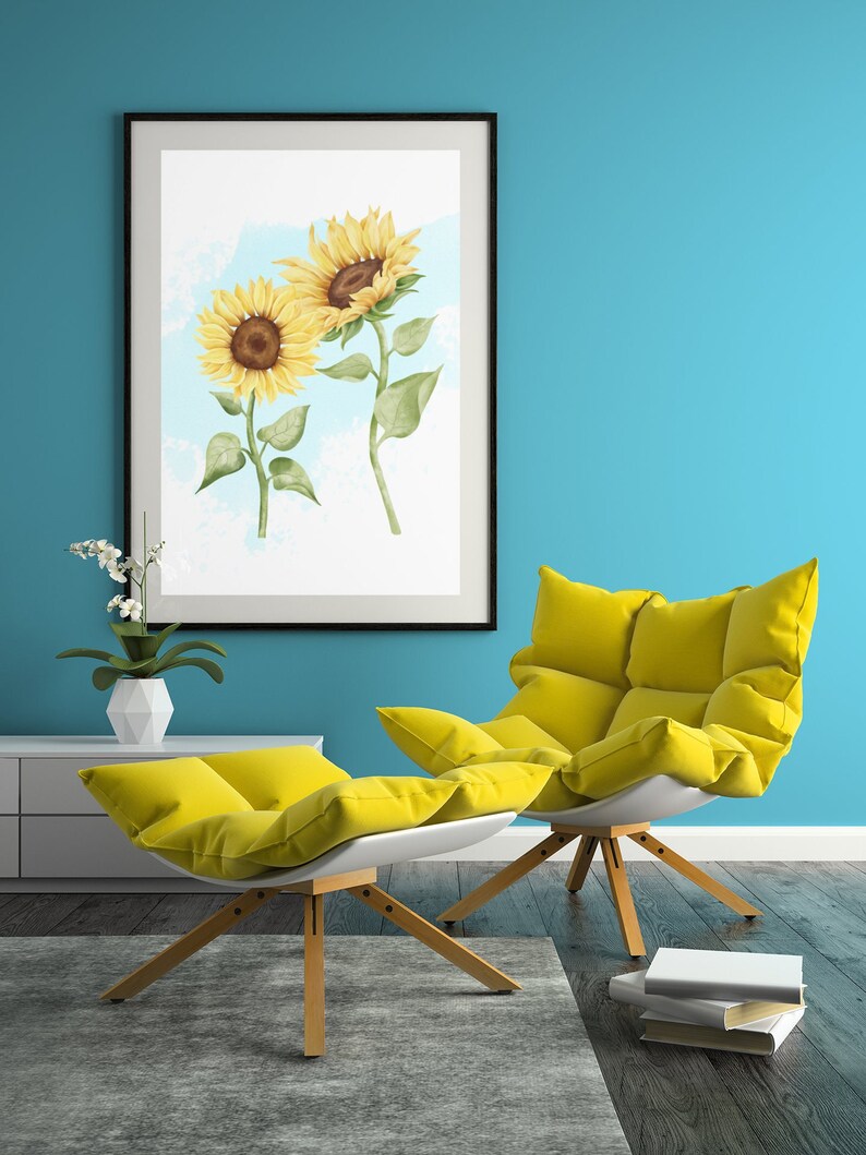 Digital Sunflower Art, Sunflower Inspirational Quotes, Motivational ...