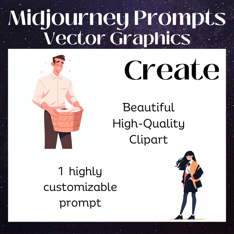 Prompts for Vector Graphics, Midjourney Vector AI Guide Vector Arts ...