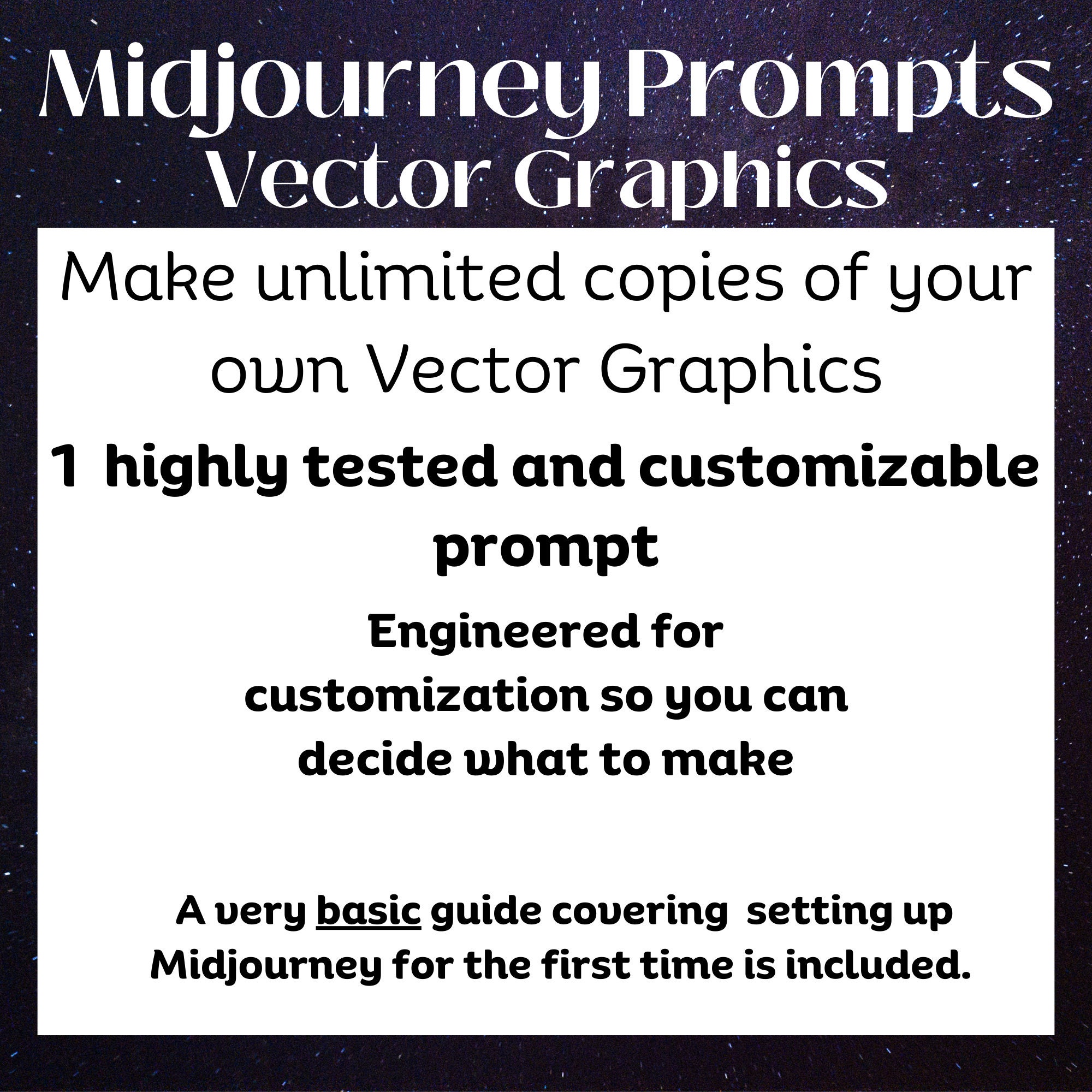 Prompts for Vector Graphics, Midjourney Vector AI Guide Vector Arts ...