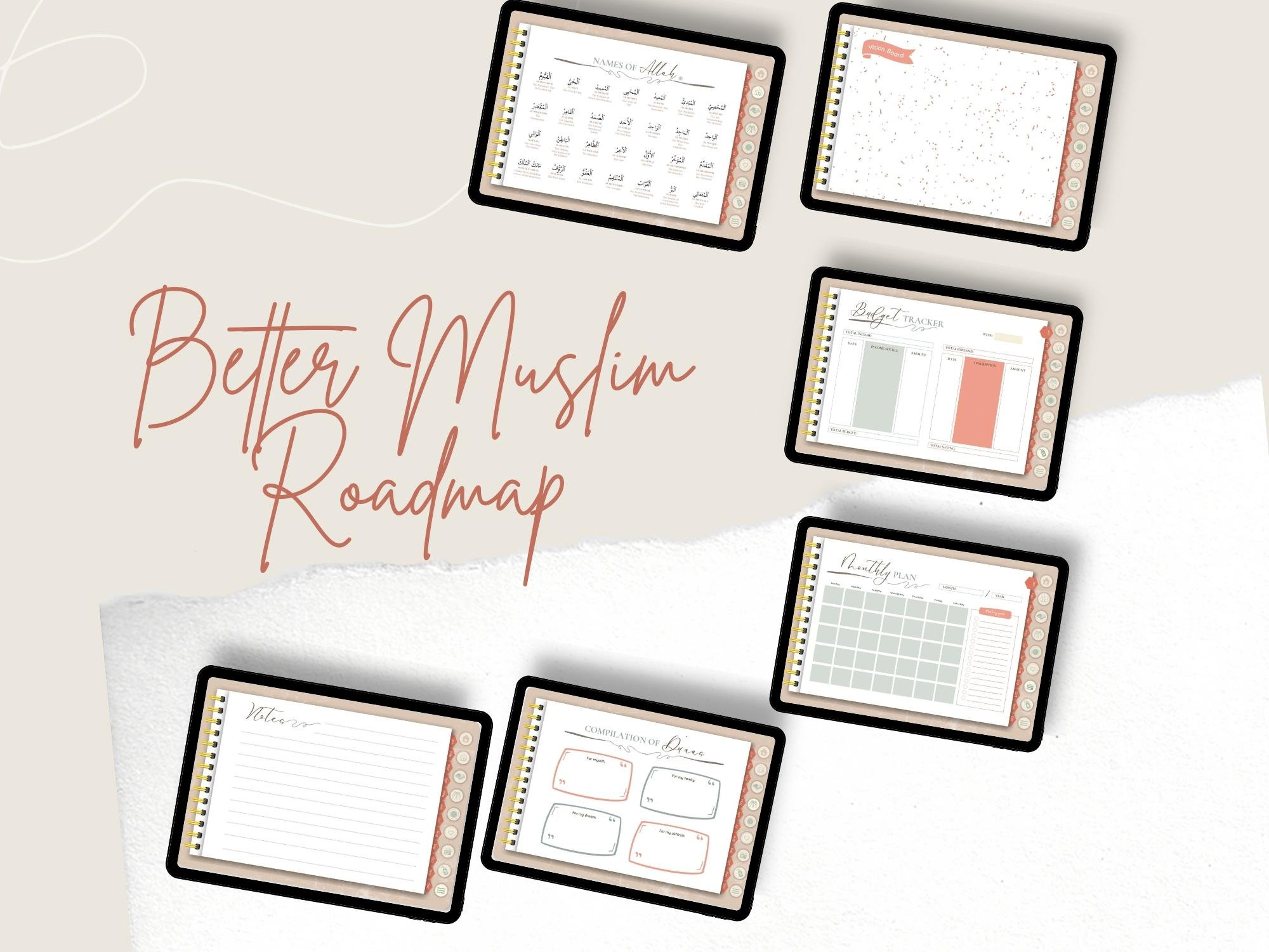 Better Muslim Roadmap - Islamic Digital Planner, Goodnotes , Ipad ...