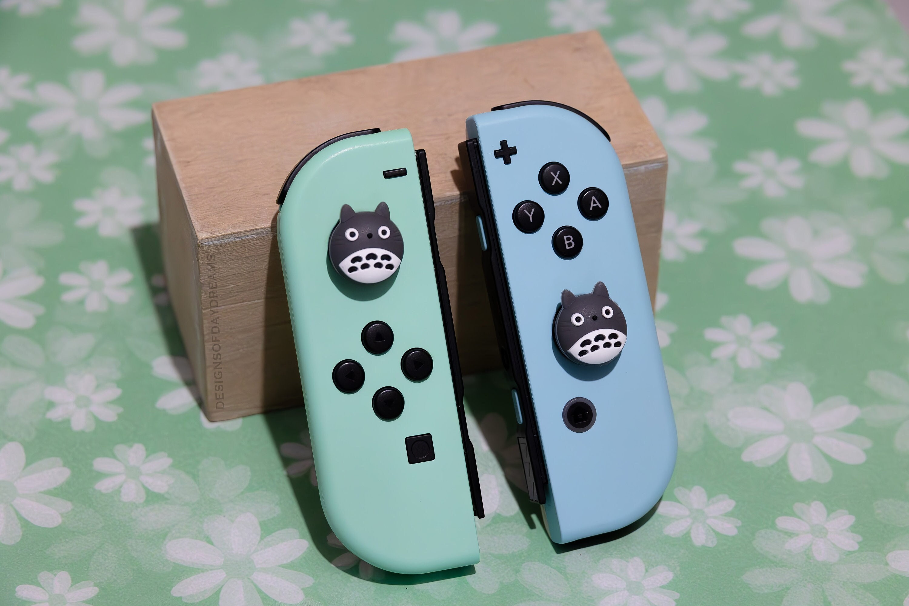 Cute Ghibli Style Totoro Susuwatari Switch Thumb Grip Joycon Joystick ...