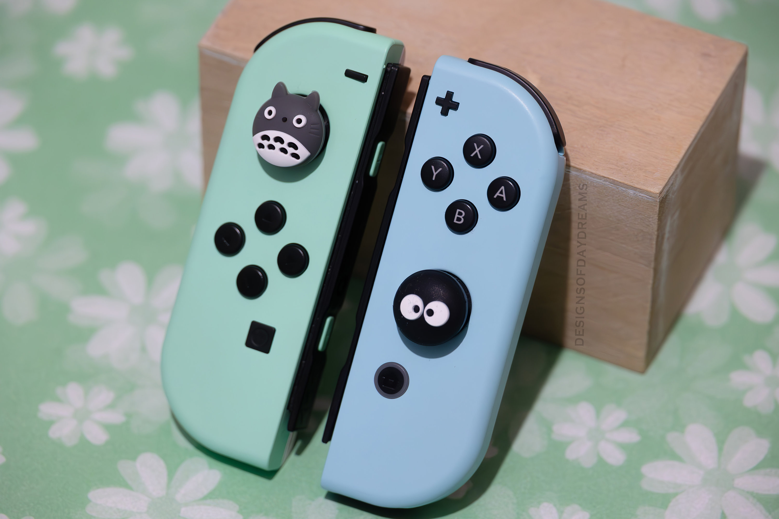 Cute Ghibli Style Totoro Susuwatari Switch Thumb Grip Joycon Joystick ...