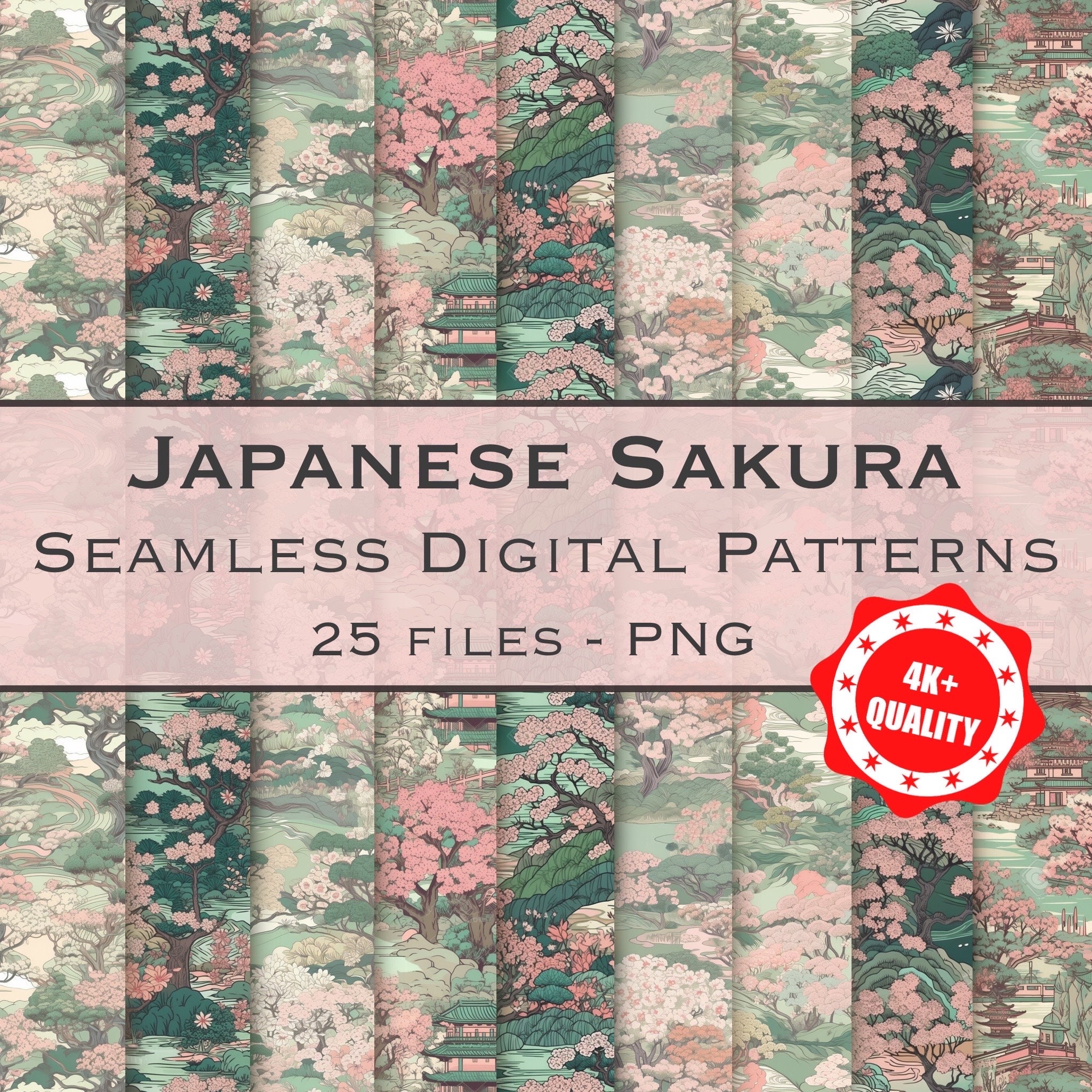 Japanese Sakura Patterns