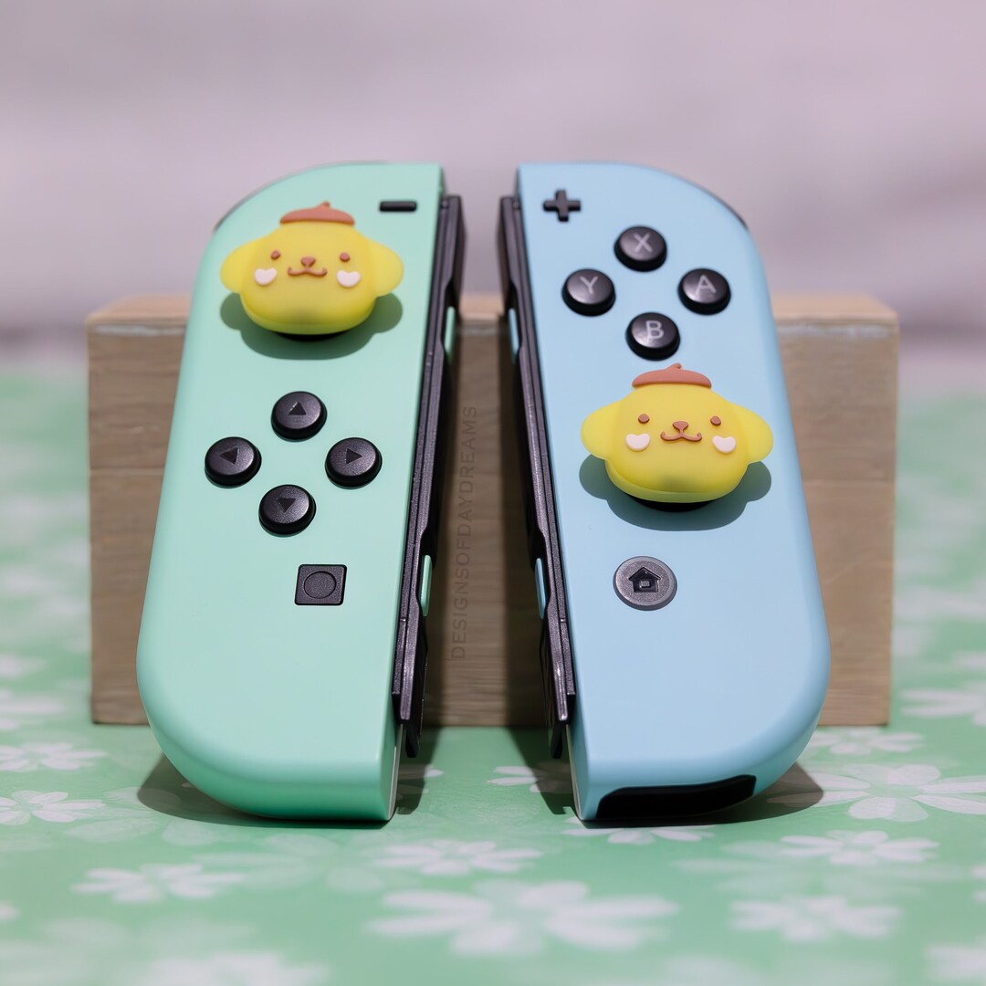 Cute Pompompurin Dog Japanese Switch Thumb Grip Joycon Joystick Caps ...