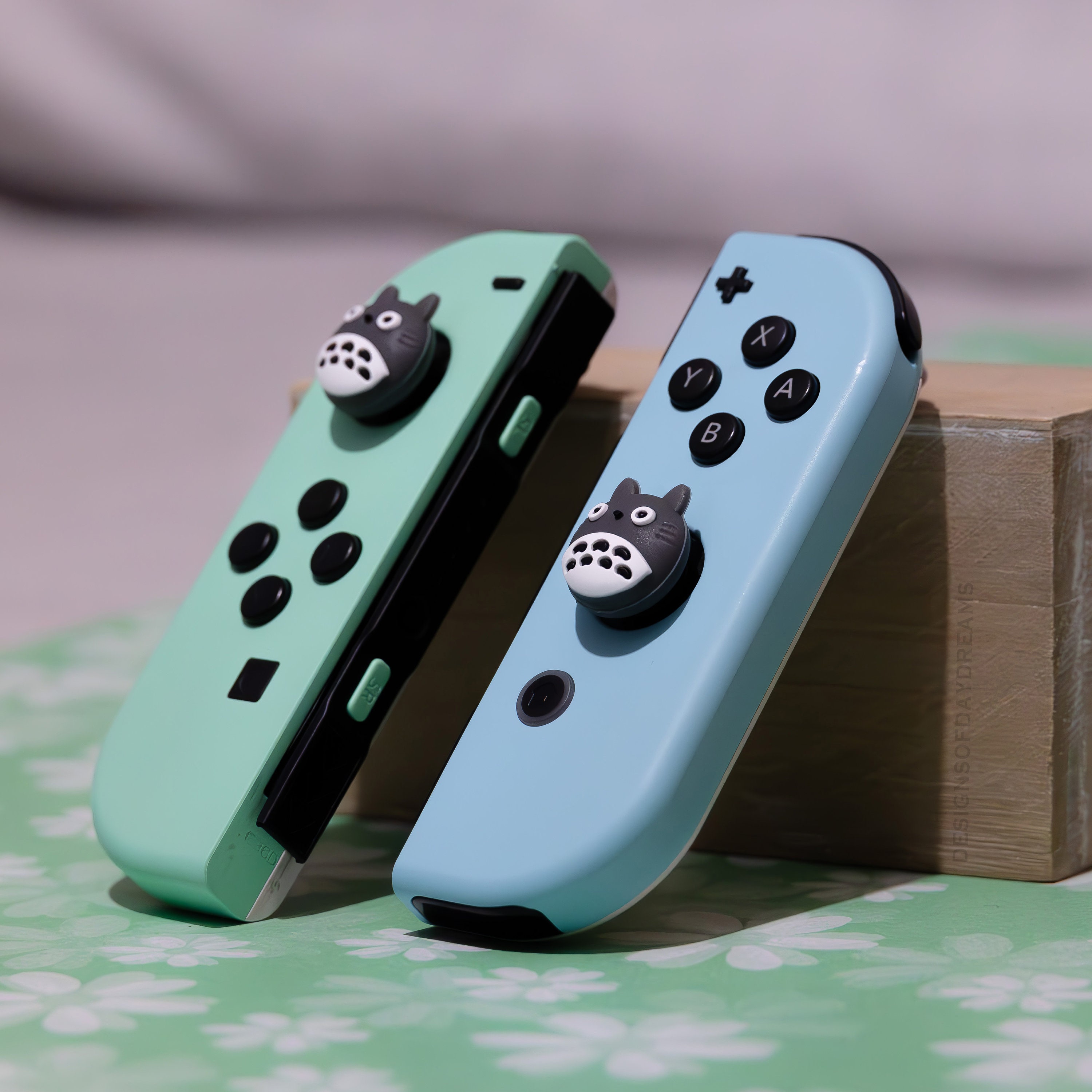 Cute Ghibli Style Totoro Susuwatari Switch Thumb Grip Joycon Joystick ...