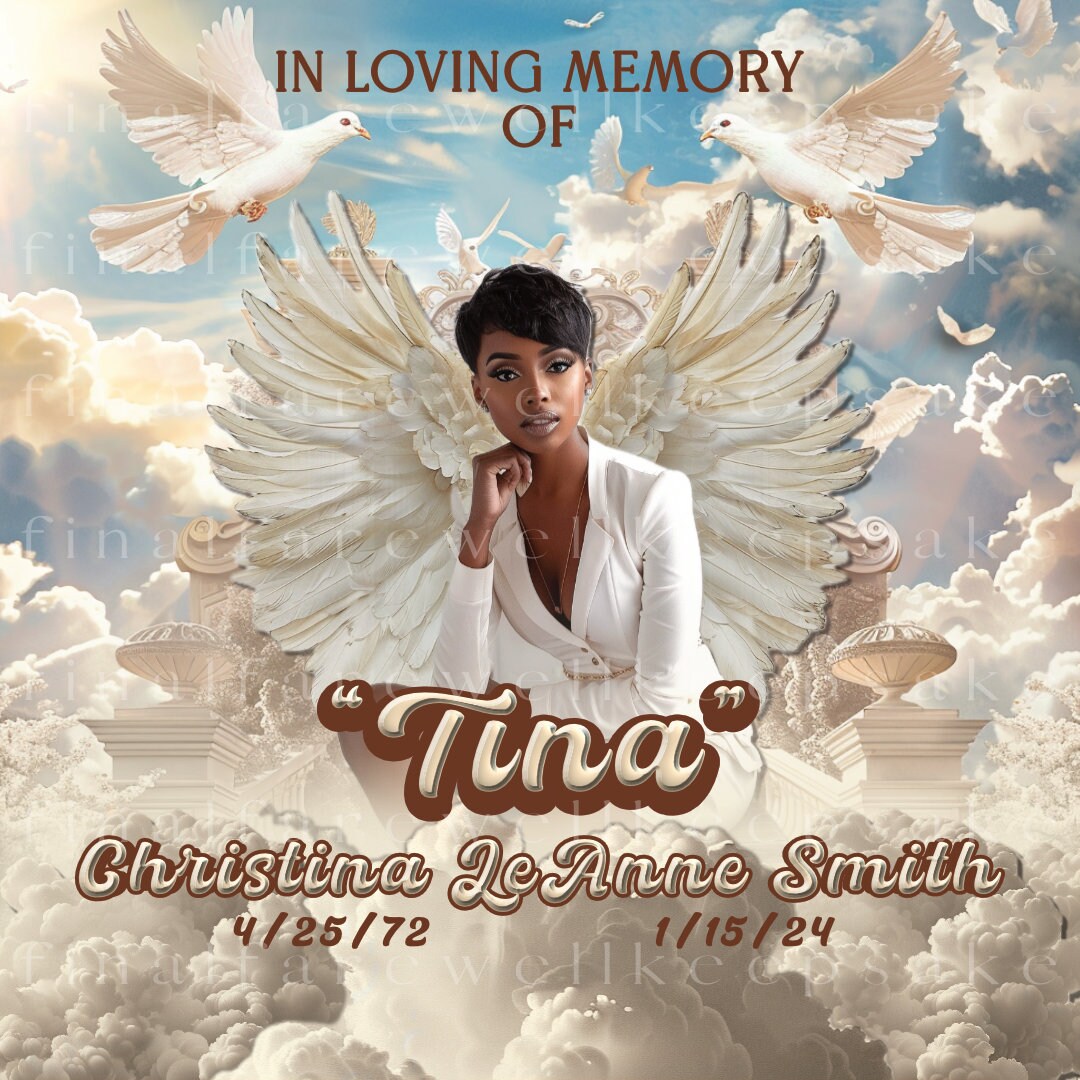Angel Wings Digital Images Clouds Obituary - Etsy