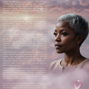 Breast Cancer | 11 X 17 | Bifold| Template| Obituary | Funeral ...