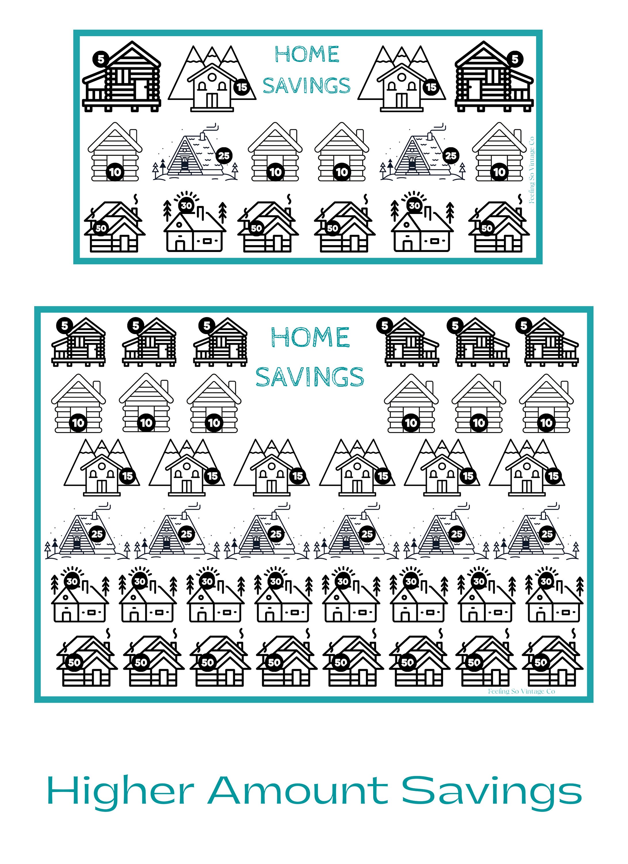 Home Savings Challenge | Moving Savings Challenge | New Home Savings ...