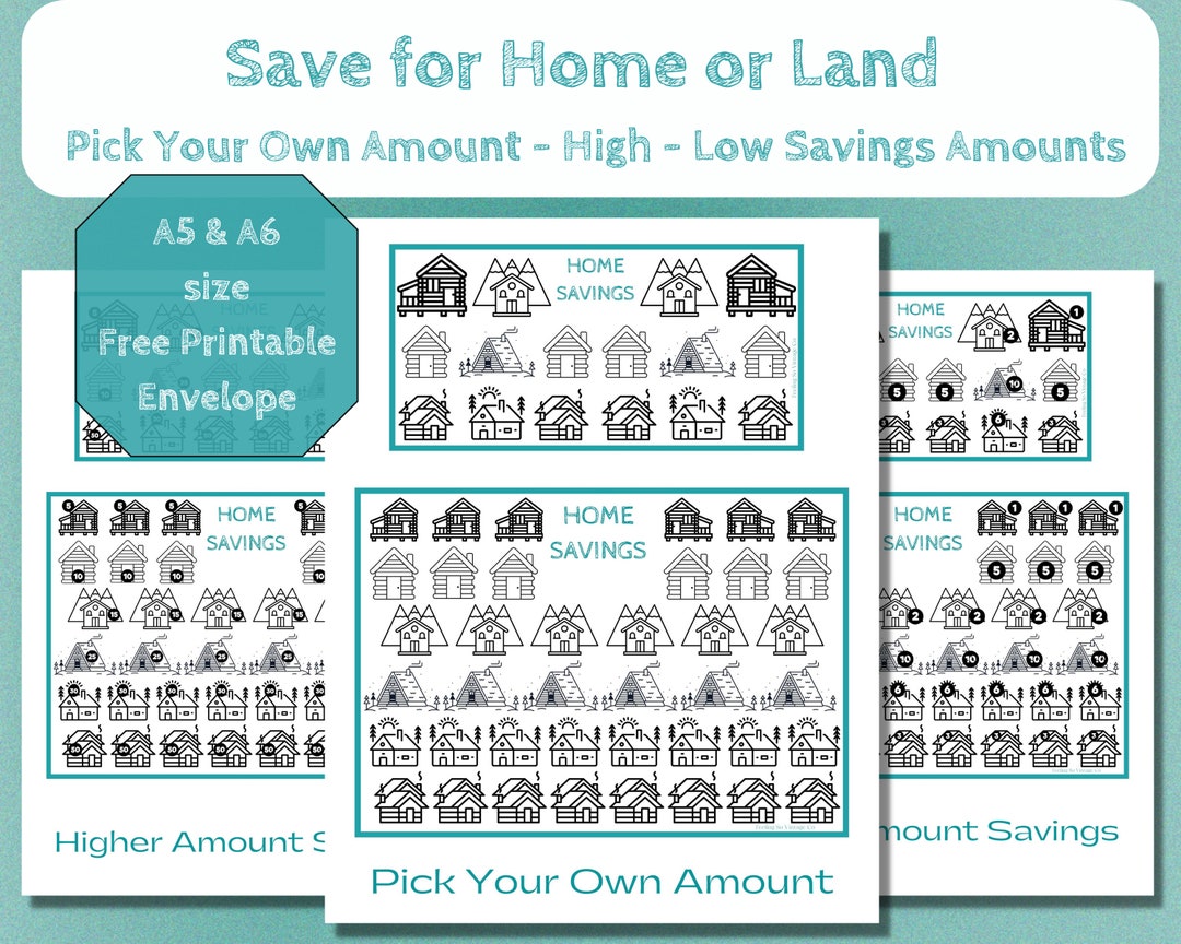 Home Savings Challenge | Moving Savings Challenge | New Home Savings ...
