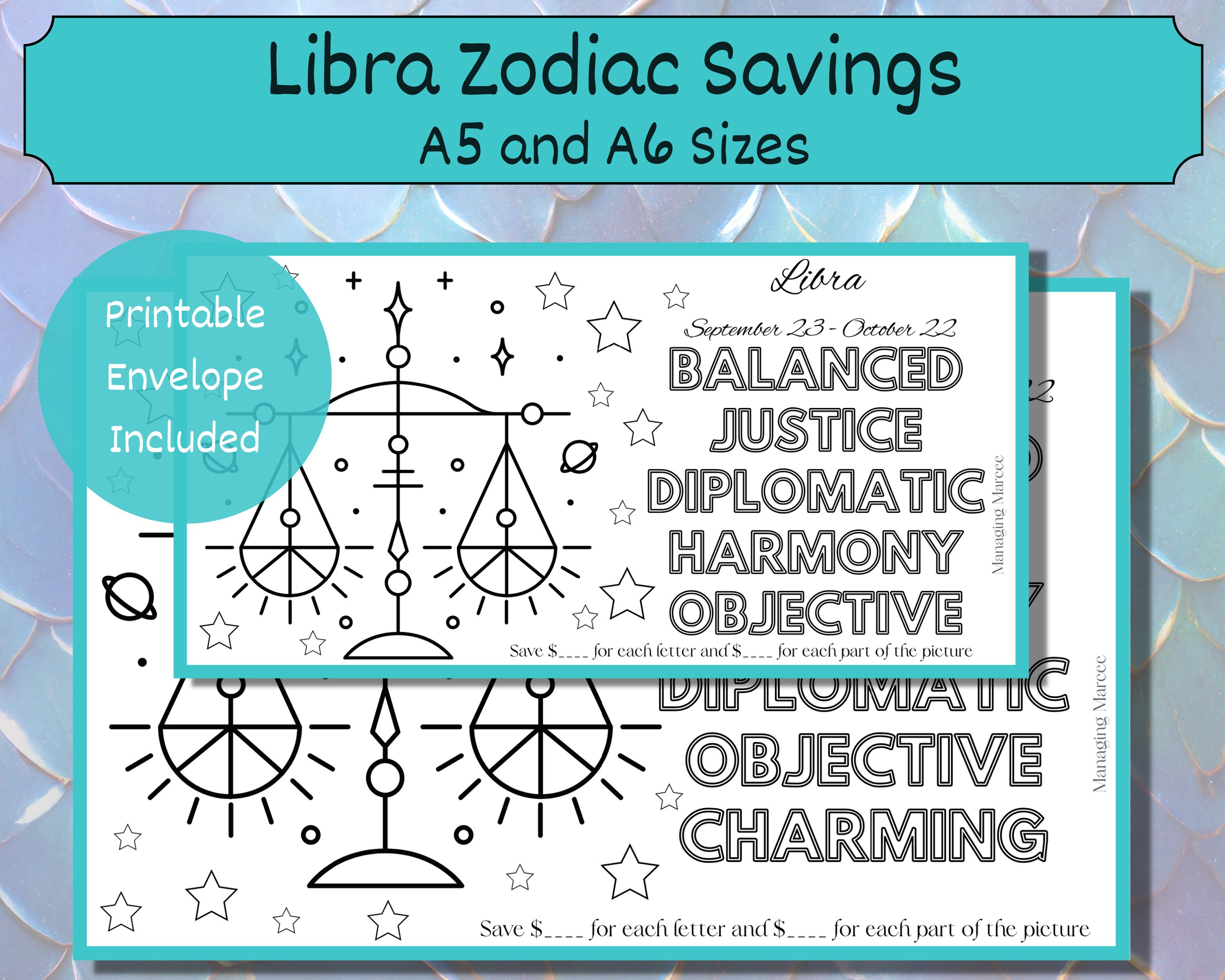 Libra Savings Challenge | Zodiac Savings | Debt Payoff | Cash Stuffing ...