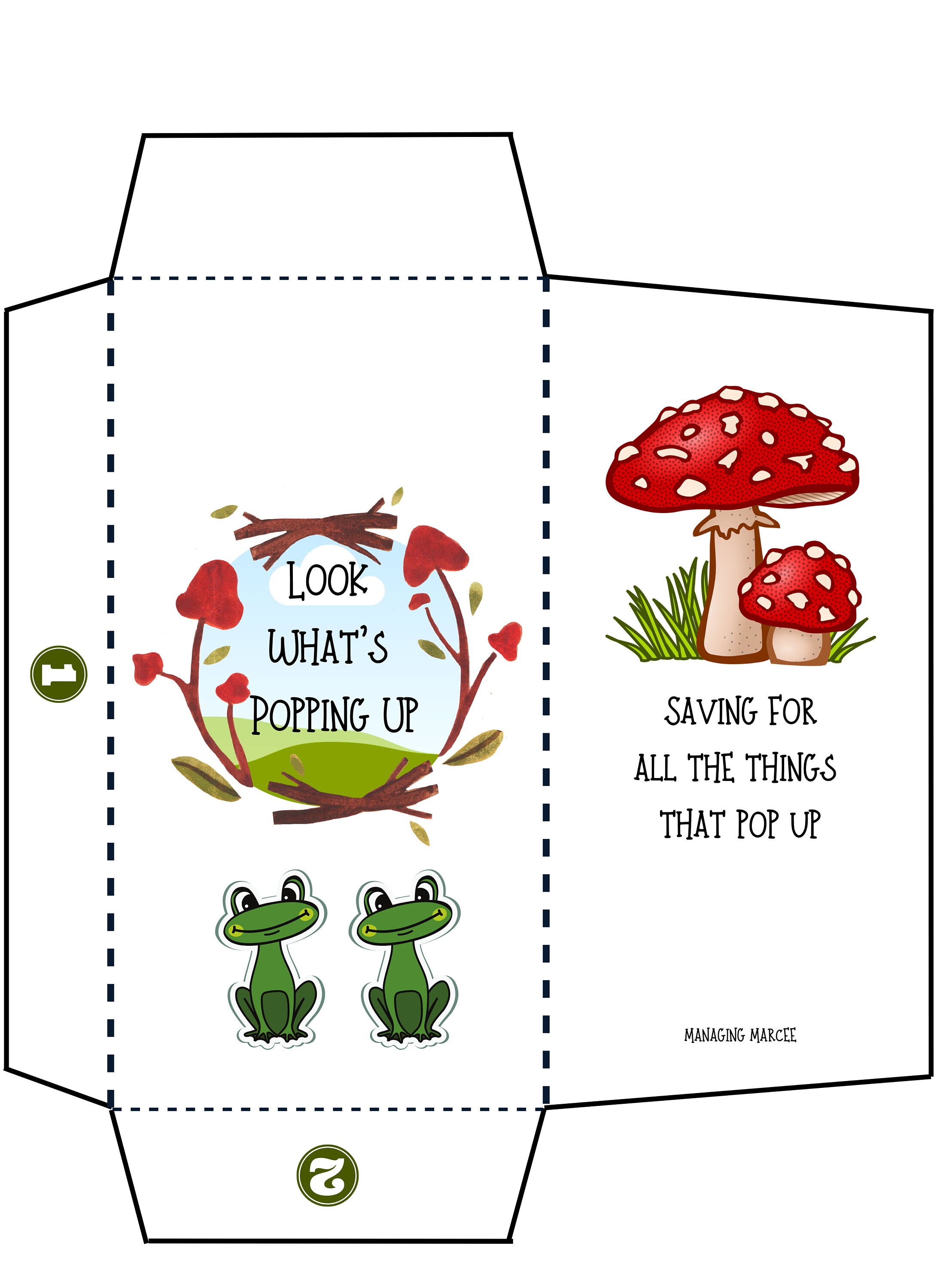 Look What's Popping up - Pop up Fund - Frog and Mushroom Savings - Low ...