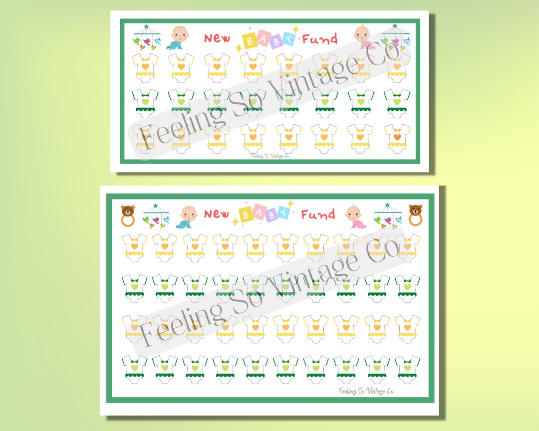 New Baby Savings Challenge | Baby Cash Envelope | New Niece Savings ...