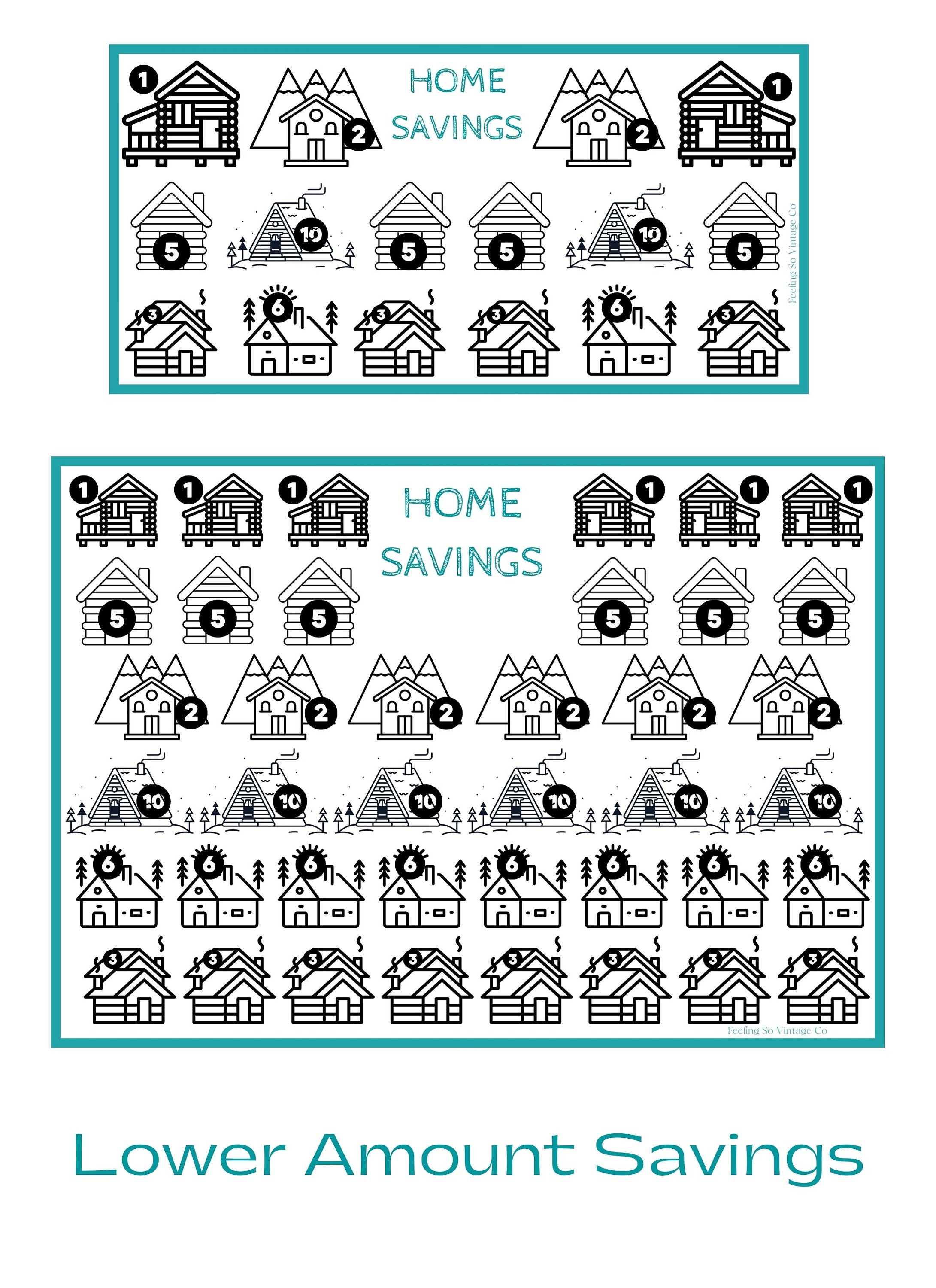 Home Savings Challenge | Moving Savings Challenge | New Home Savings ...