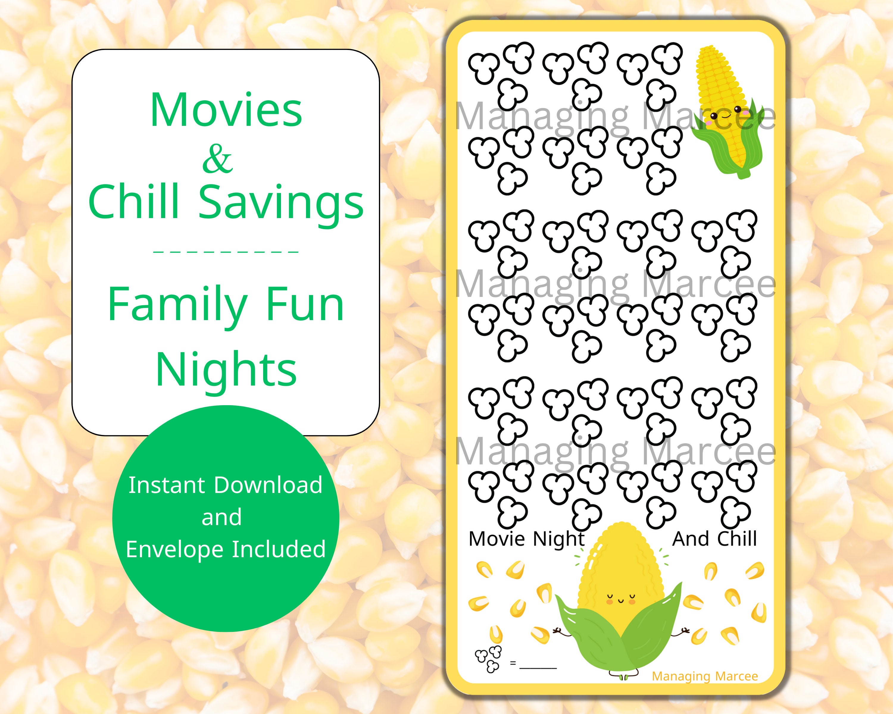 Movie and Chill Savings Challenge | Debt Payoff | Popcorn Savings ...