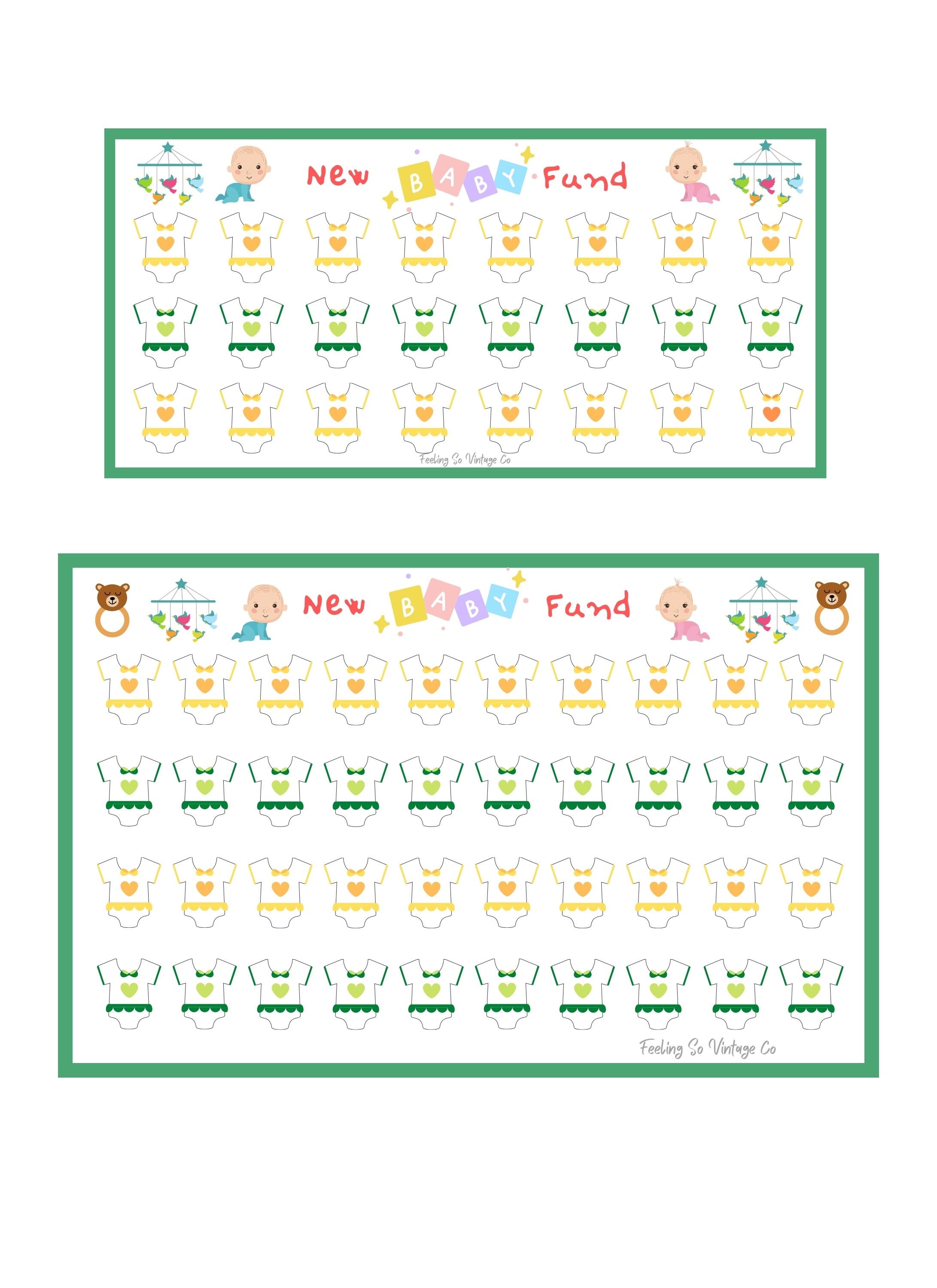 New Baby Savings Challenge | Baby Cash Envelope | New Niece Savings ...
