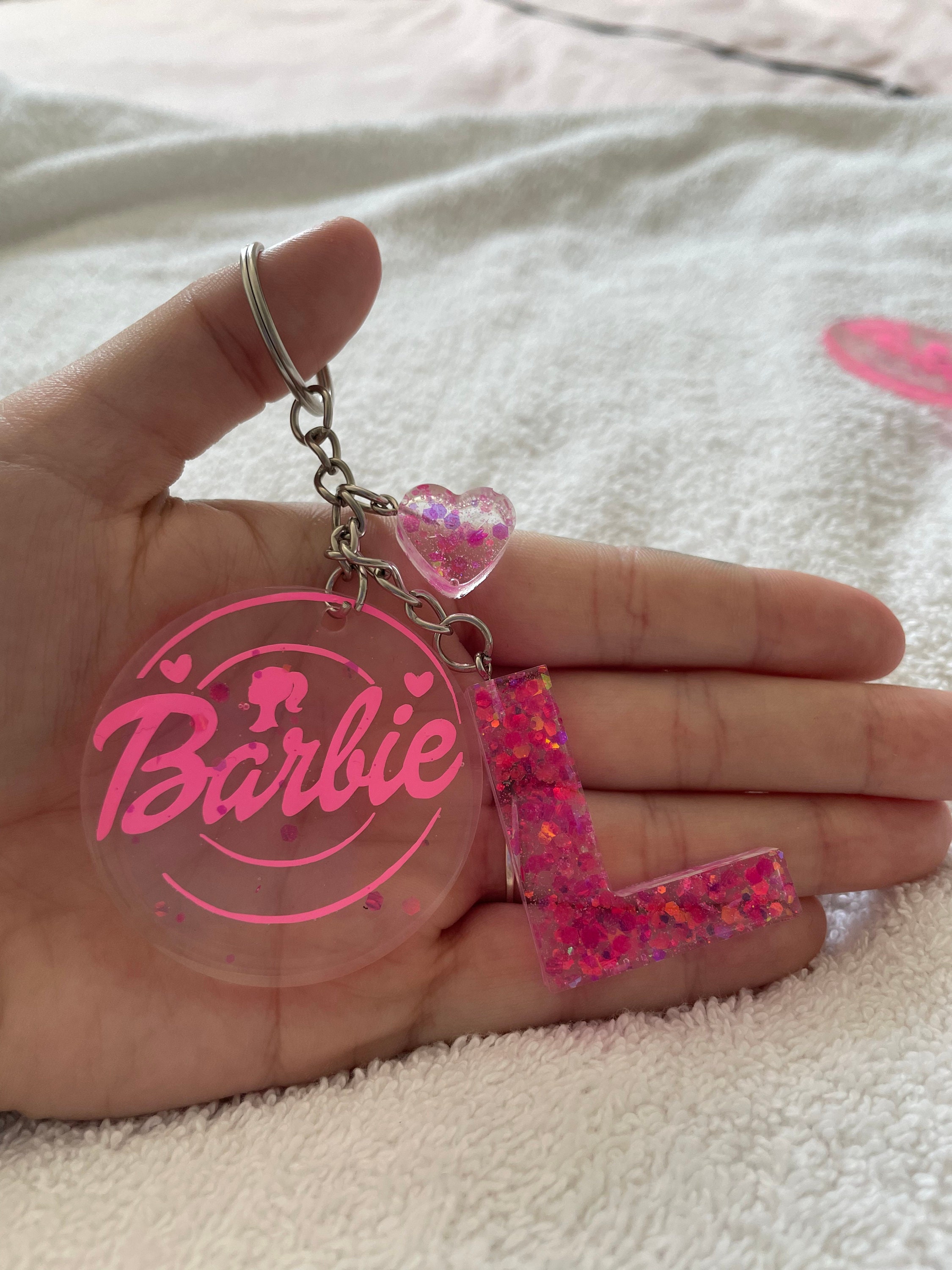 Barbie Keychain / Keyring / Initial Keychain - Etsy UK