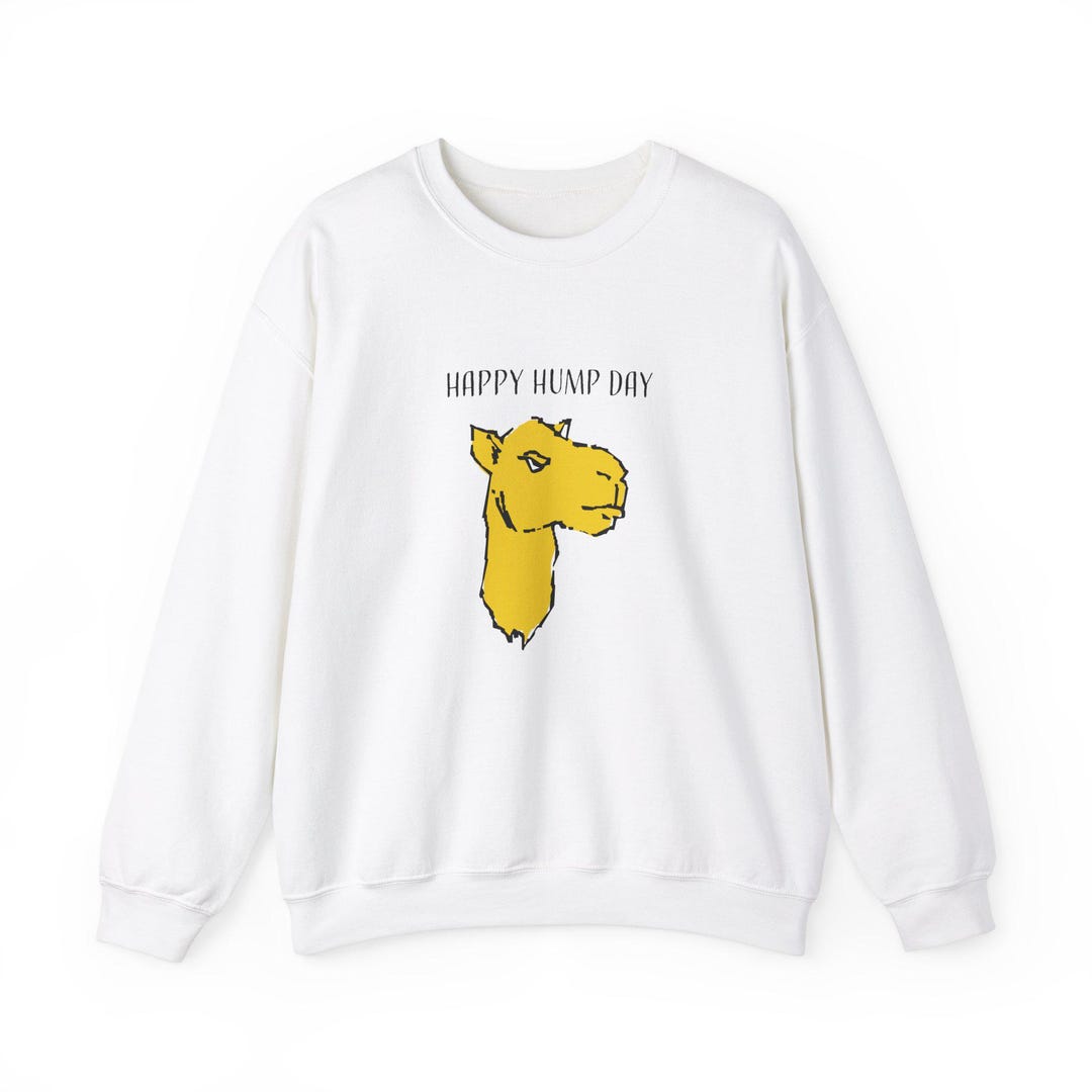 Funny Camel Hump Day Sweatshirt, Camel Lover Gift, Fun Animal Crewneck ...