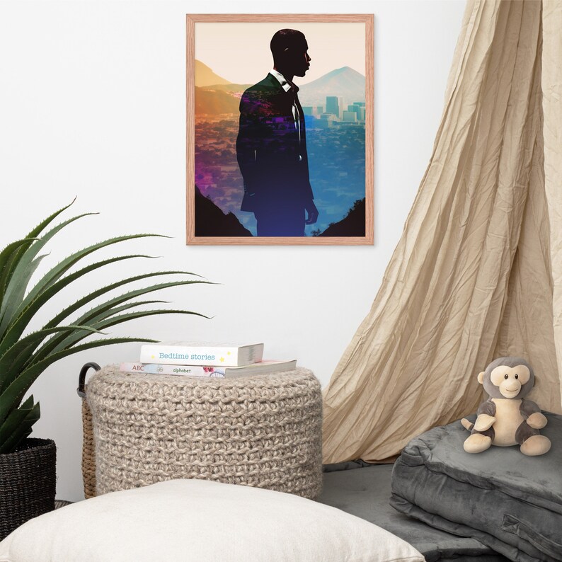 Black Man Poster | Black Art | African American | Wall Art | Wall ...