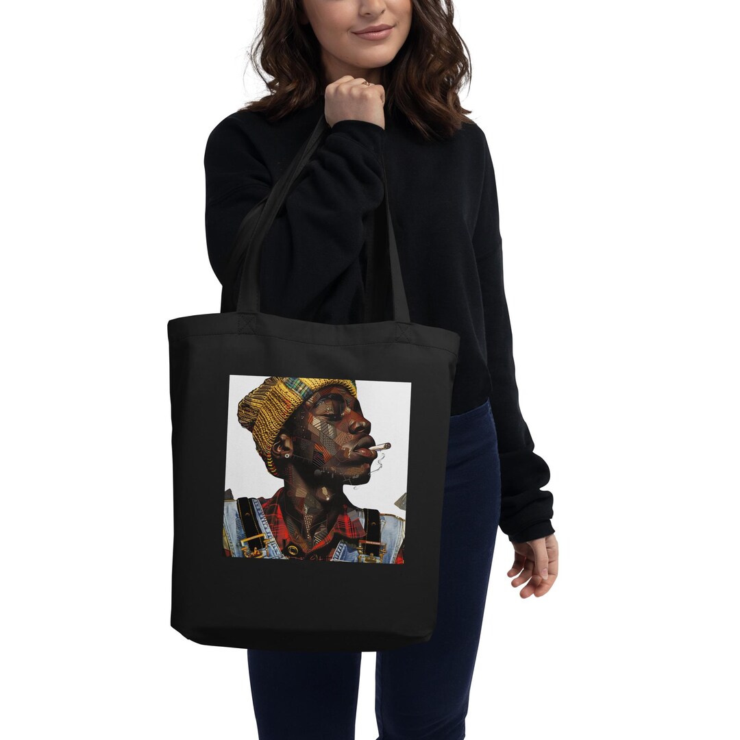 African Man Smoking Digital Art Afrocentric Aesthetic Bold & Striking ...