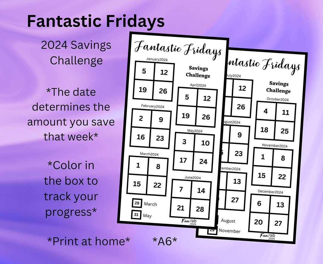 Fantastic Fridays Savings Challenge | Budgeting | Cash Stuffing | Cash ...