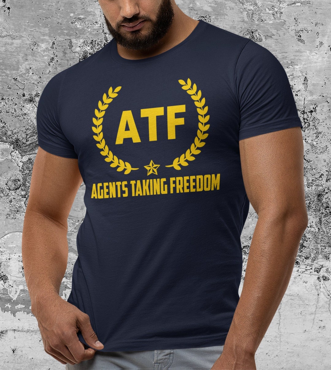 Funny ATF Meme Dad Joke Shirt for Pro Gun 2A Supporter Tee Agents ...