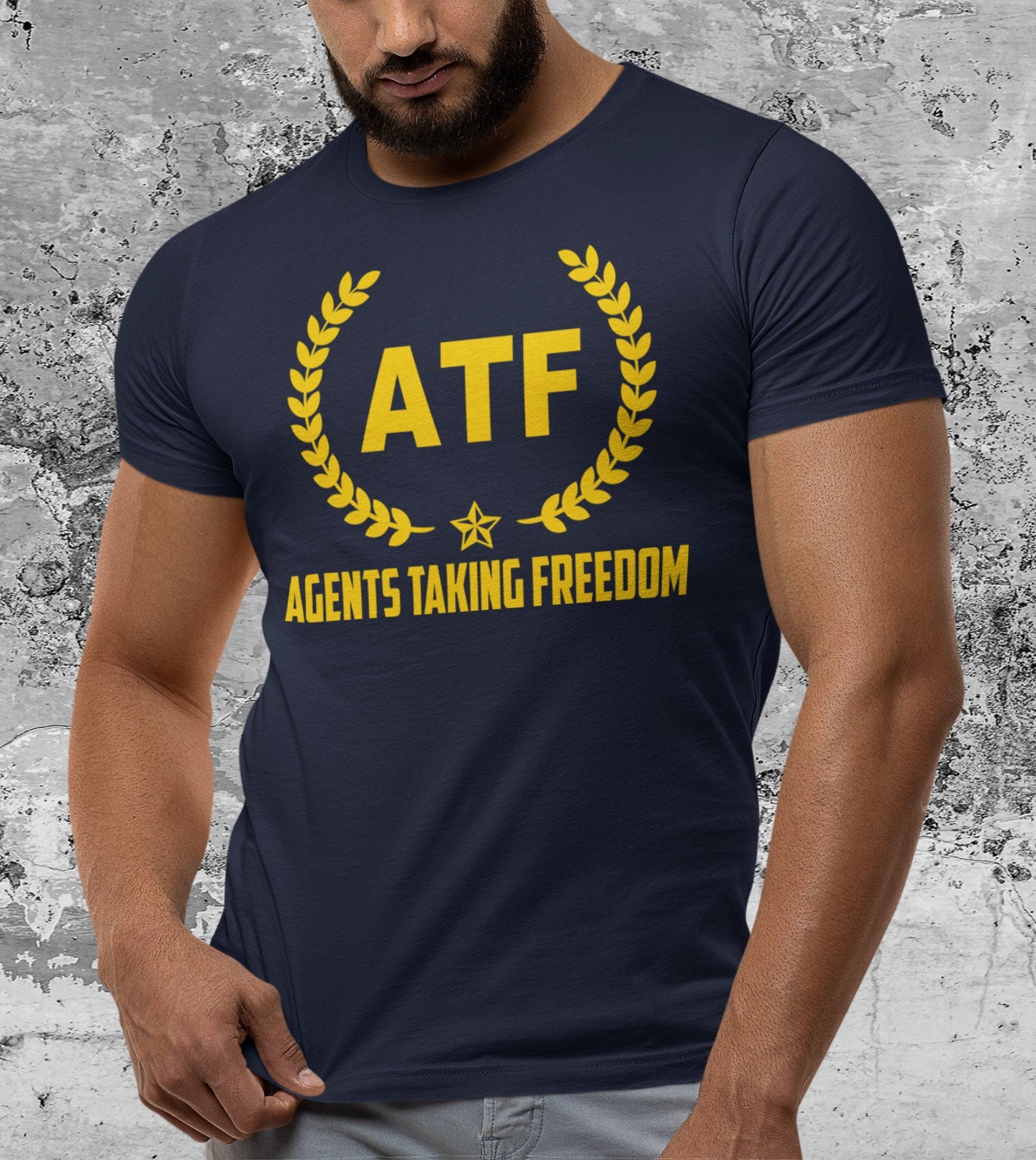 Funny ATF Meme Dad Joke Shirt for Pro Gun 2A Supporter Tee Agents ...