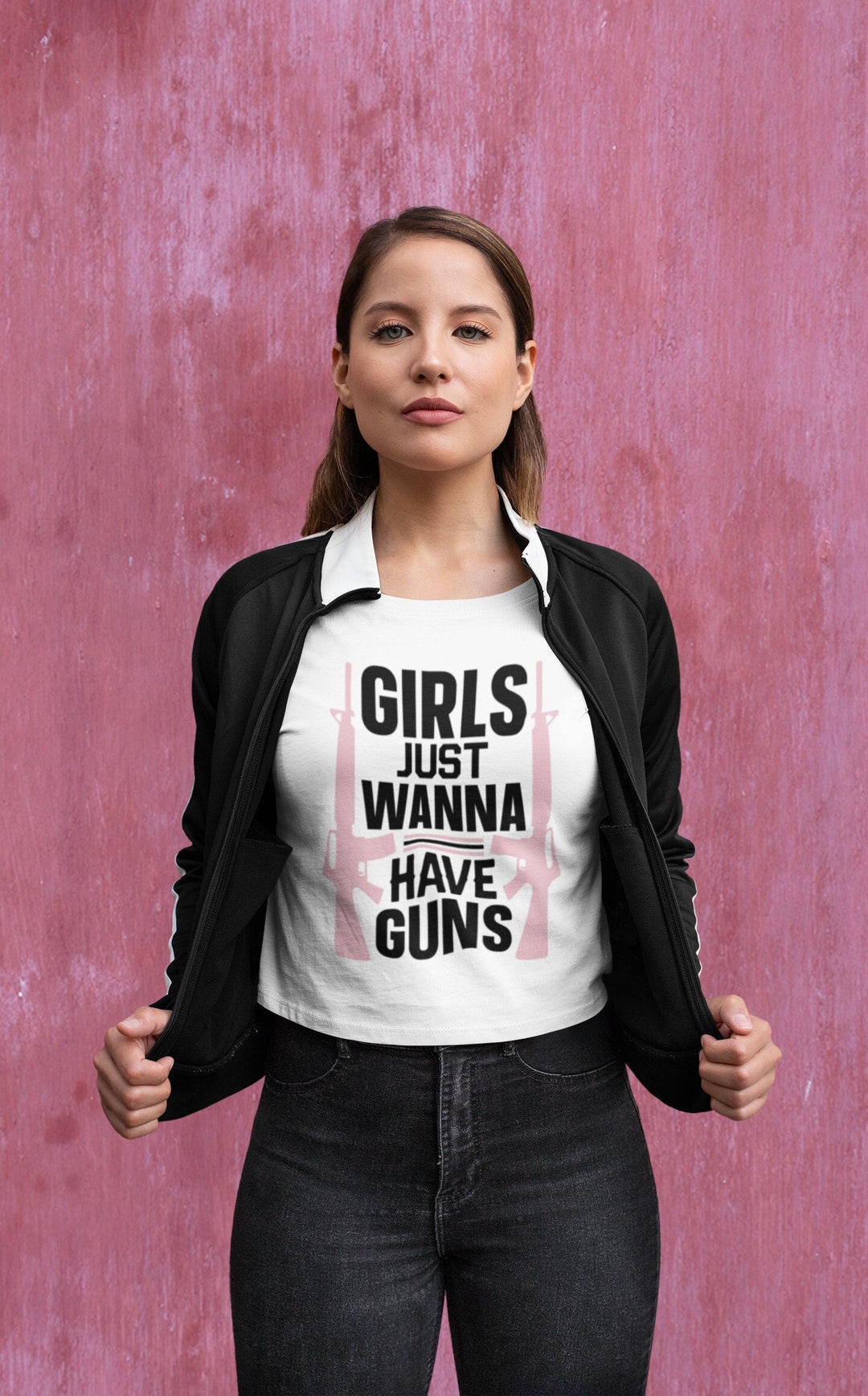 Gun Shirt Girl Gun Crop Top Pro Gun T Shirt Gun Lover Gift for Gun ...