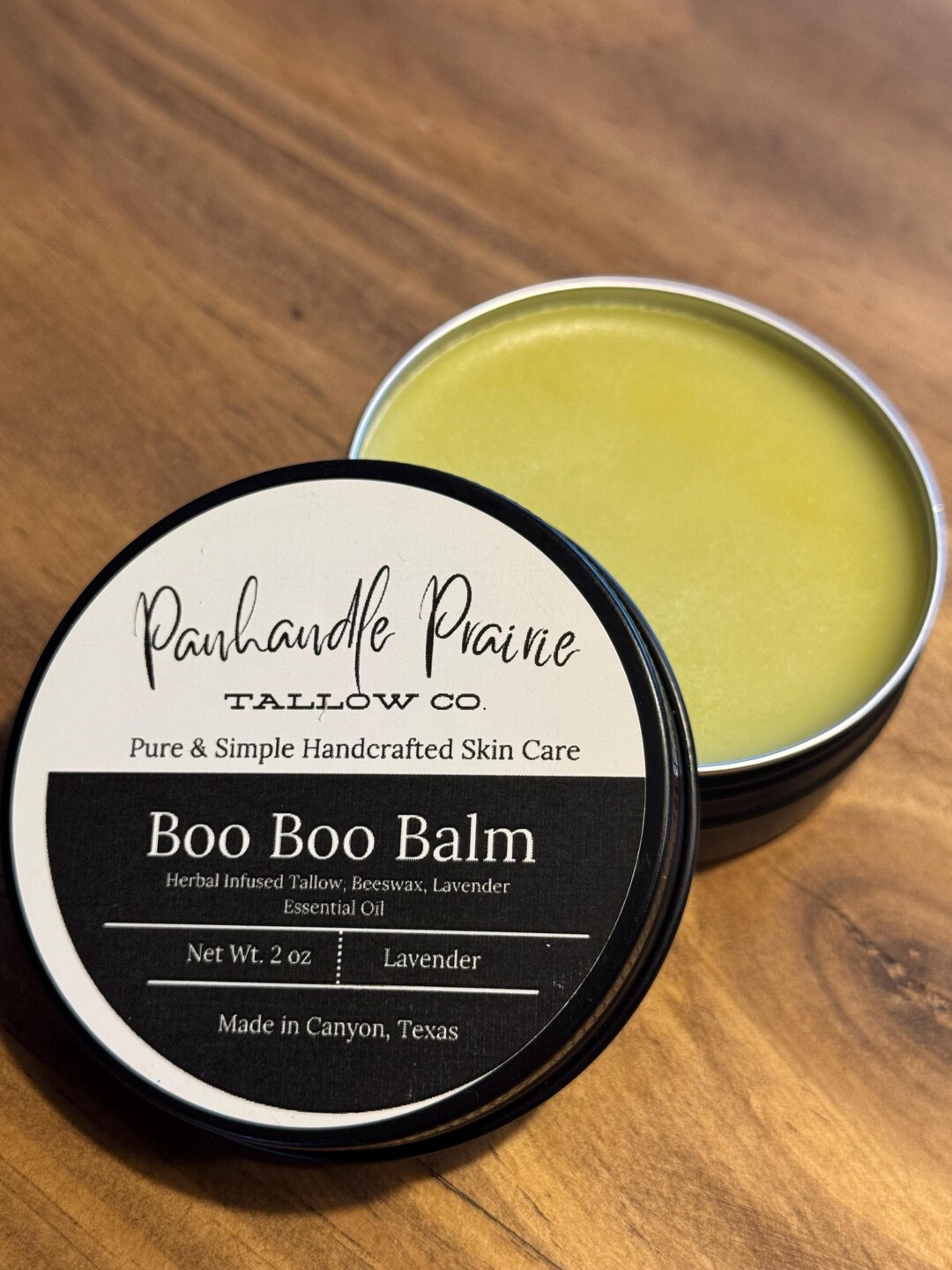 Grassfed Tallow Boo Boo Balm - Plantain, Comfrey, Chickweed, Calendula ...