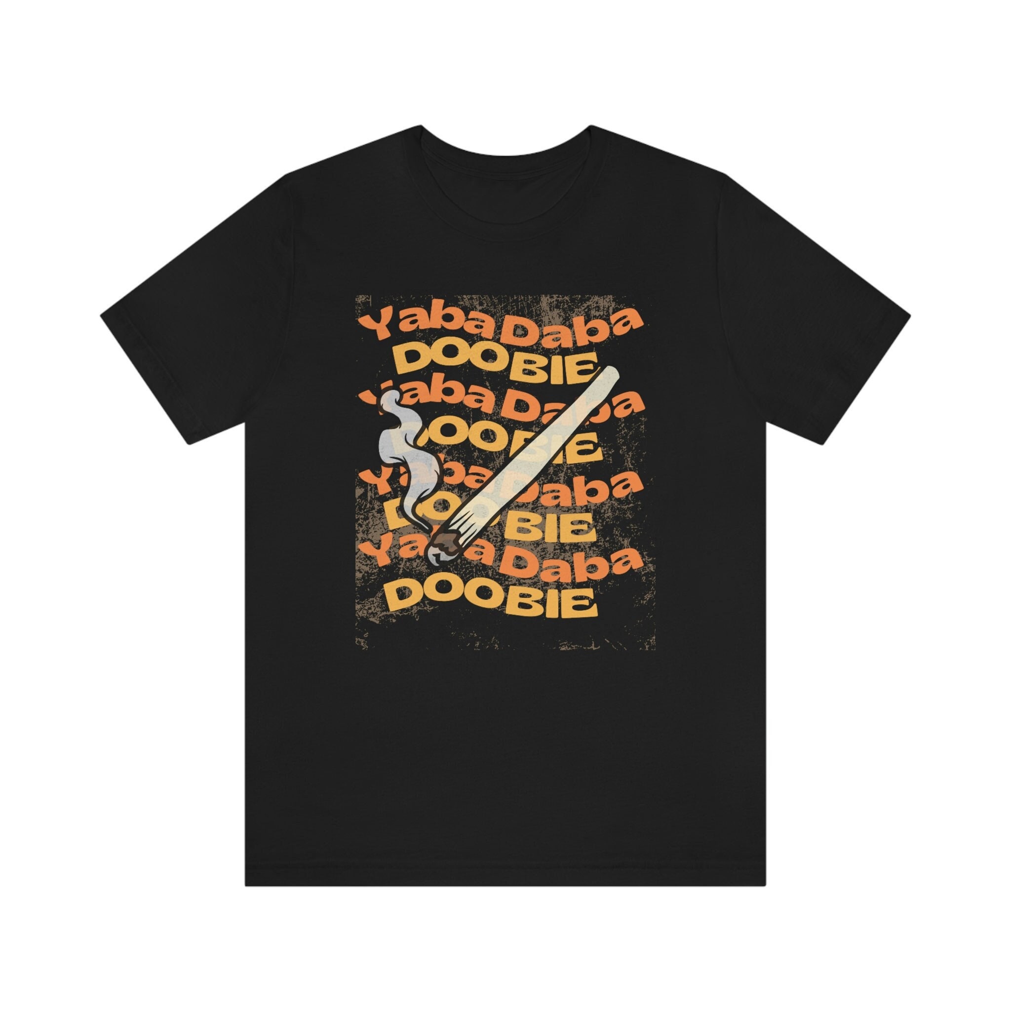 Yaba Daba Doobie T Shirt Retro Weed Smoking Tee Shirt Marijuana Retro ...