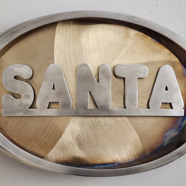 Santa Belt Buckle - Etsy