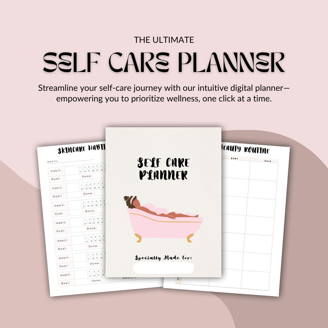 Ultimate Self Care Planner: Wellness & Mindfulness (digital Download ...