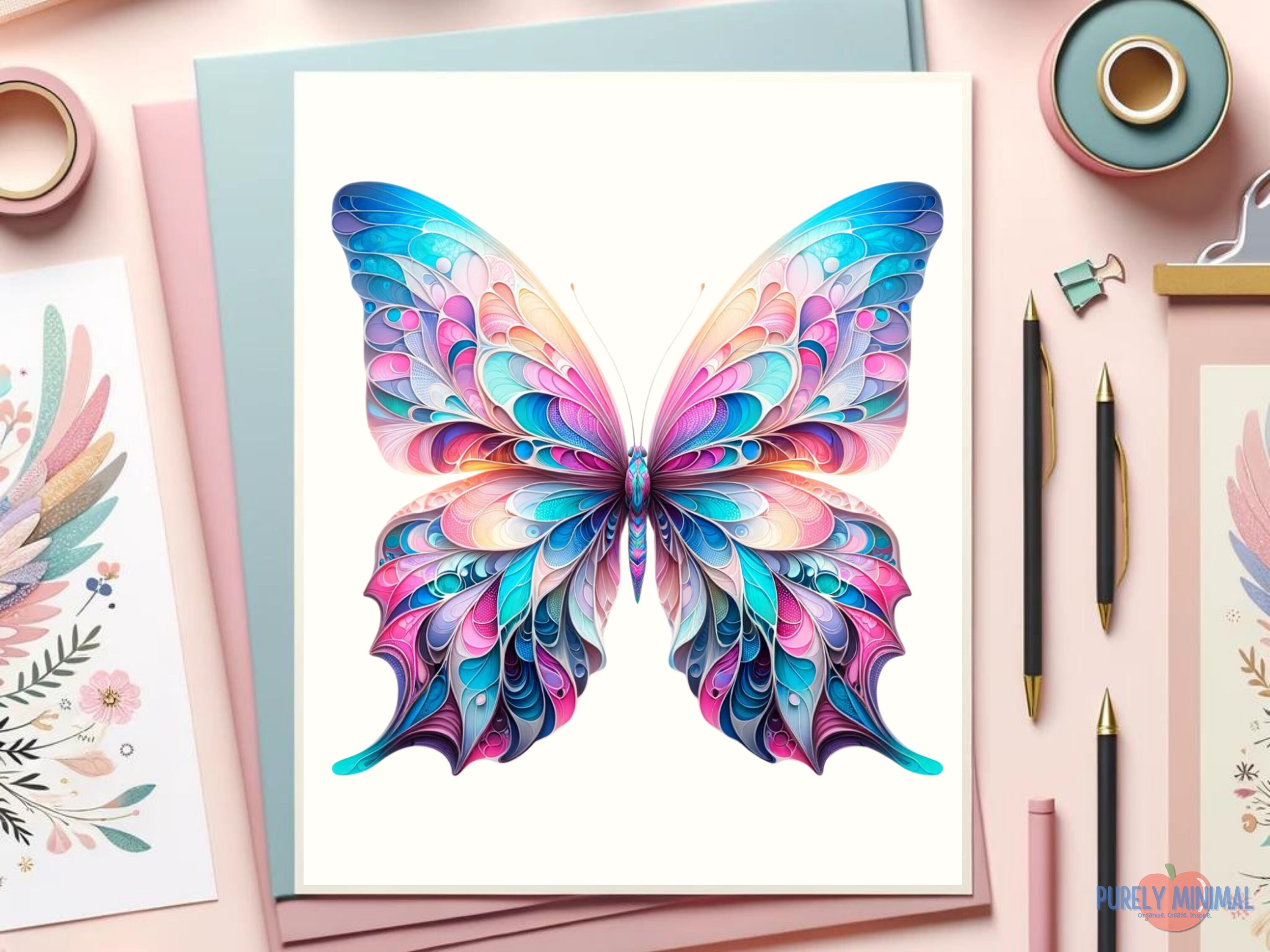 Monarch Butterfly SVG and PNG Clipart Bundle | Spring and Summer Vector ...