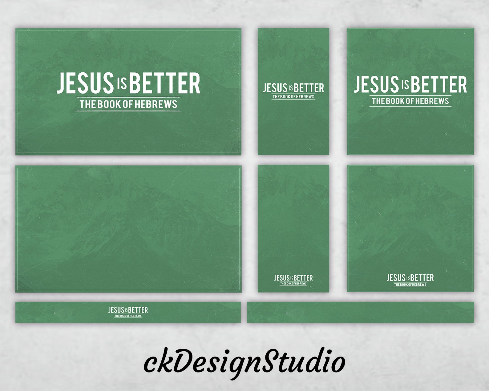 Sermon Series Graphic Pack - Hebrews: Jesus is Better - Etsy