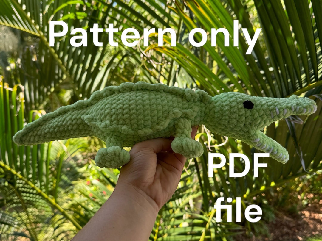 CC the Crocodile Crochet Pattern - Etsy