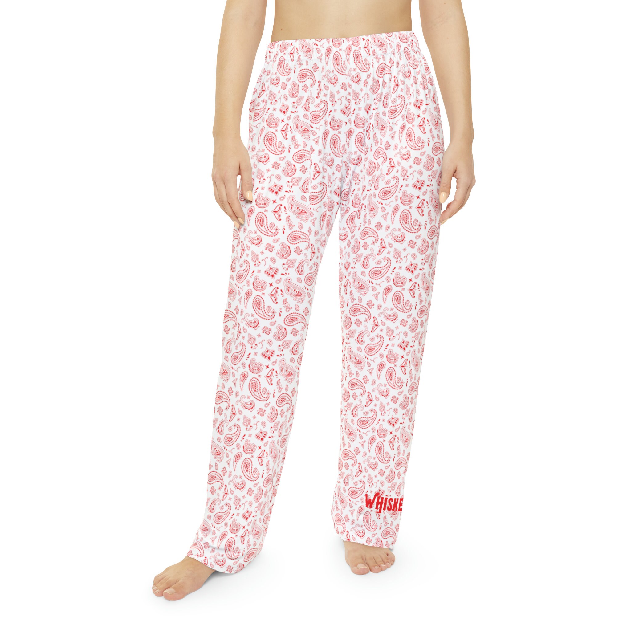 Ruby Red Paisley - Women's Pajama Pants - Etsy