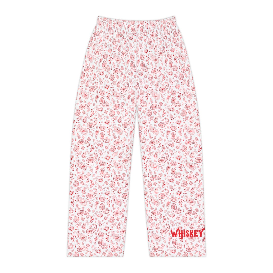 Ruby Red Paisley - Women's Pajama Pants - Etsy