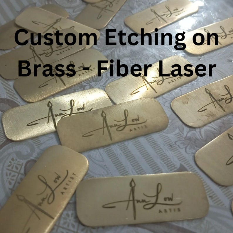 Fiber Laser Engraving, Custom Design Laser Cutting Services, Brass ...