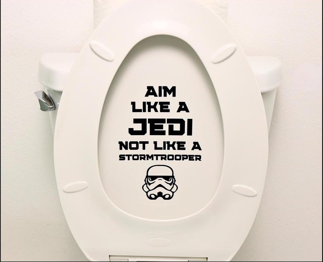 Star Wars Aim Like a Jedi Not Like a Stormtrooper Vinyl Decal Sticker ...