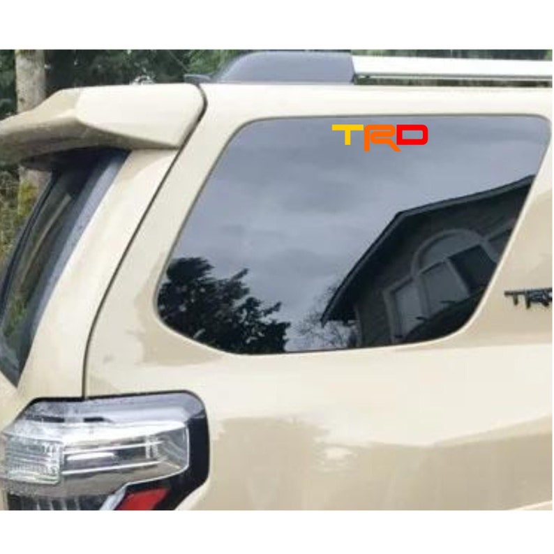 TRD Retro Tri Color Vinyl 10.5''x 3'' - Etsy