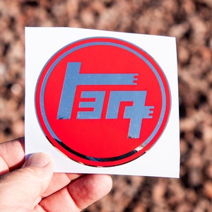 Toyota TEQ Vintage Retro Logo Multi Layers Foil Vinyl Decal 3.5inch - Etsy